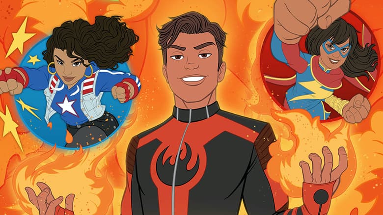 Tyler Posey Returns As Inferno in 'Marvel Rising: Playing With Fire ...