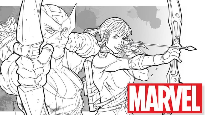 Learn How to Draw Both Hawkeyes with Logan Lubera on Marvel LIVE | Marvel