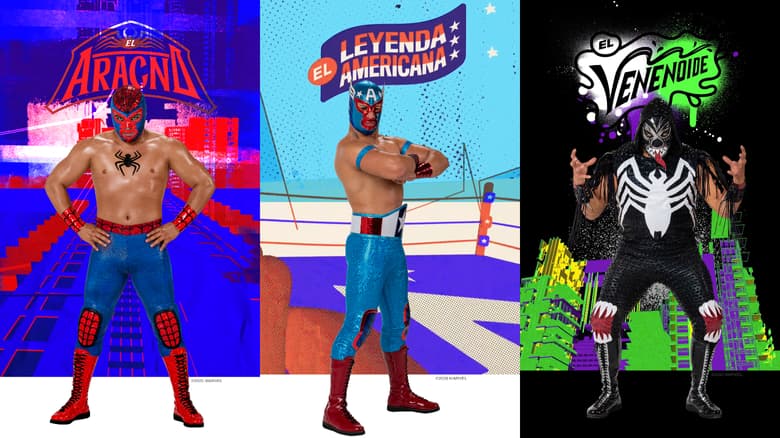 New Wrestlers Inspired by Iconic Super Heroes Arrive for Marvel x Lucha ...