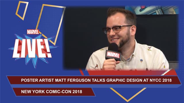 Artist Matt Ferguson talks about designing Marvel posters at NYCC 2018 ...