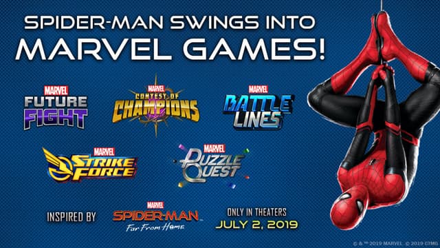 Spider-Man Swings into Marvel Games with 'Spider-Man: Far From Home ...