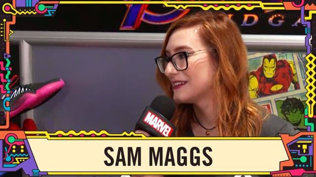 Sam Maggs on writing Captain Marvel at SDCC 2019! | Marvel