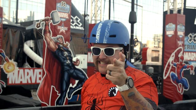 X Trial Survival: Marvel's Agent M tackles a Marvel themed obstacle ...