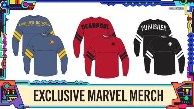Pins, Spirit Jerseys, T-Shirts and More! Exclusive Marvel Merch @ NYCC ...