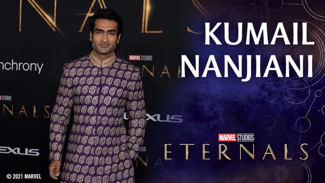 Kumail Nanjiani's Journey From Fan to Super Hero | Eternals Red Carpet ...