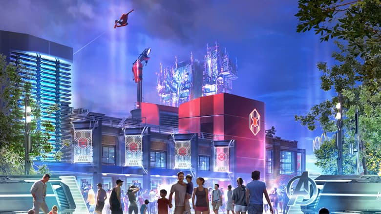 Concept Art Revealed for Disney California Adventure's Spider-Man ...