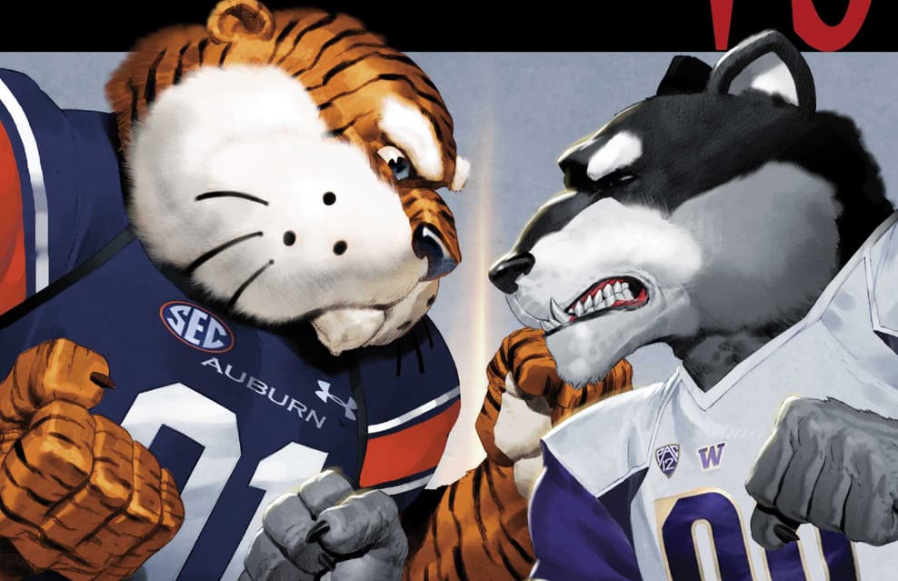 Mascots Are the Heroes in These Marvel-Inspired College Football Covers ...