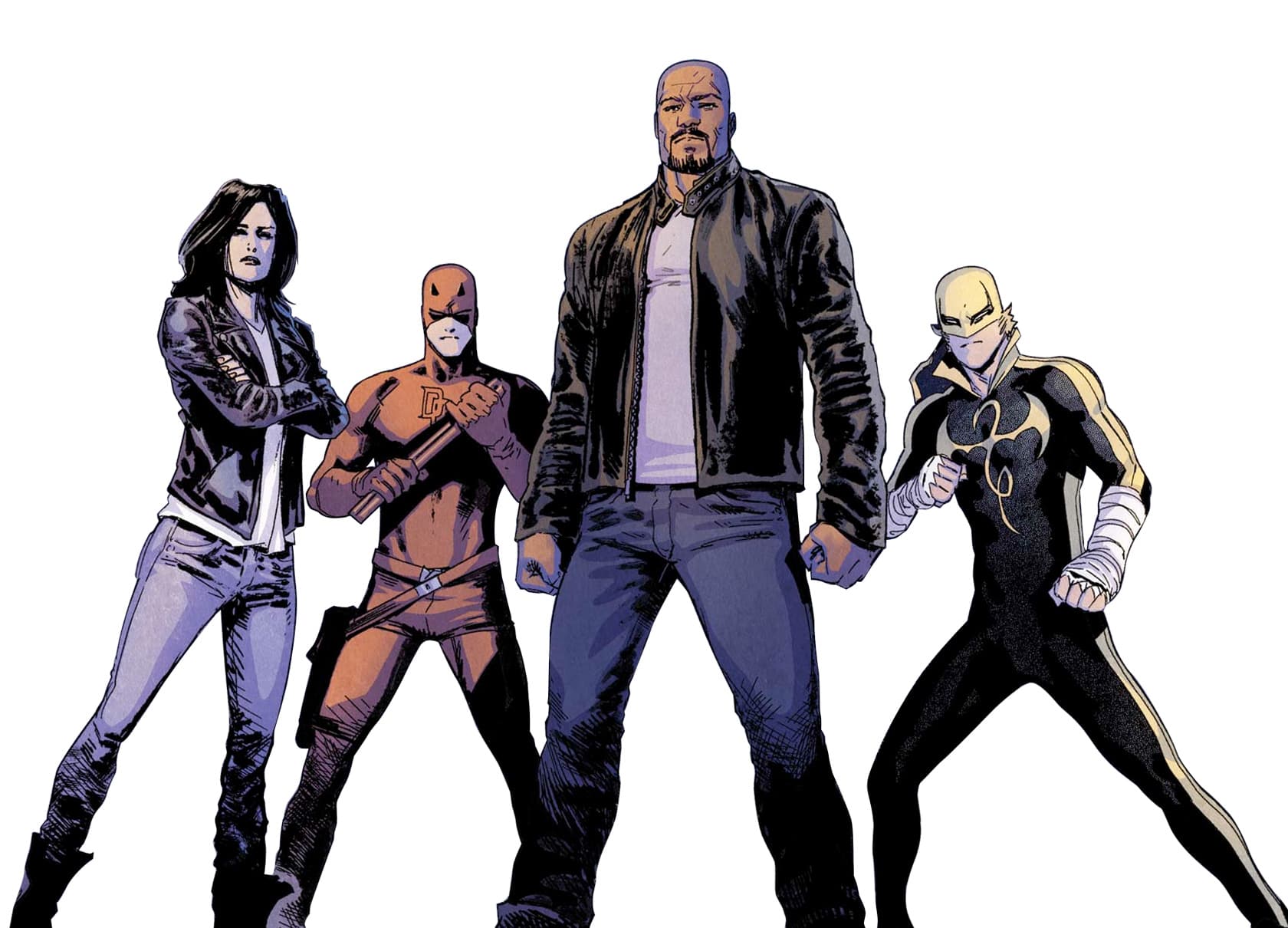 The Defenders Marvel Team