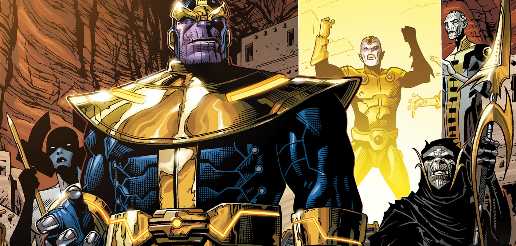 Avengers Infinity War Thanos Team