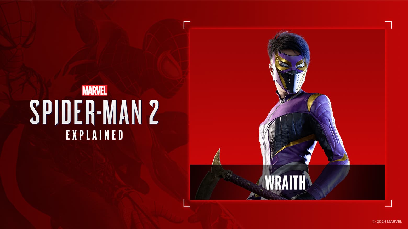 'Marvel's Spider-Man 2' Explained: Who Is Wraith? | Marvel