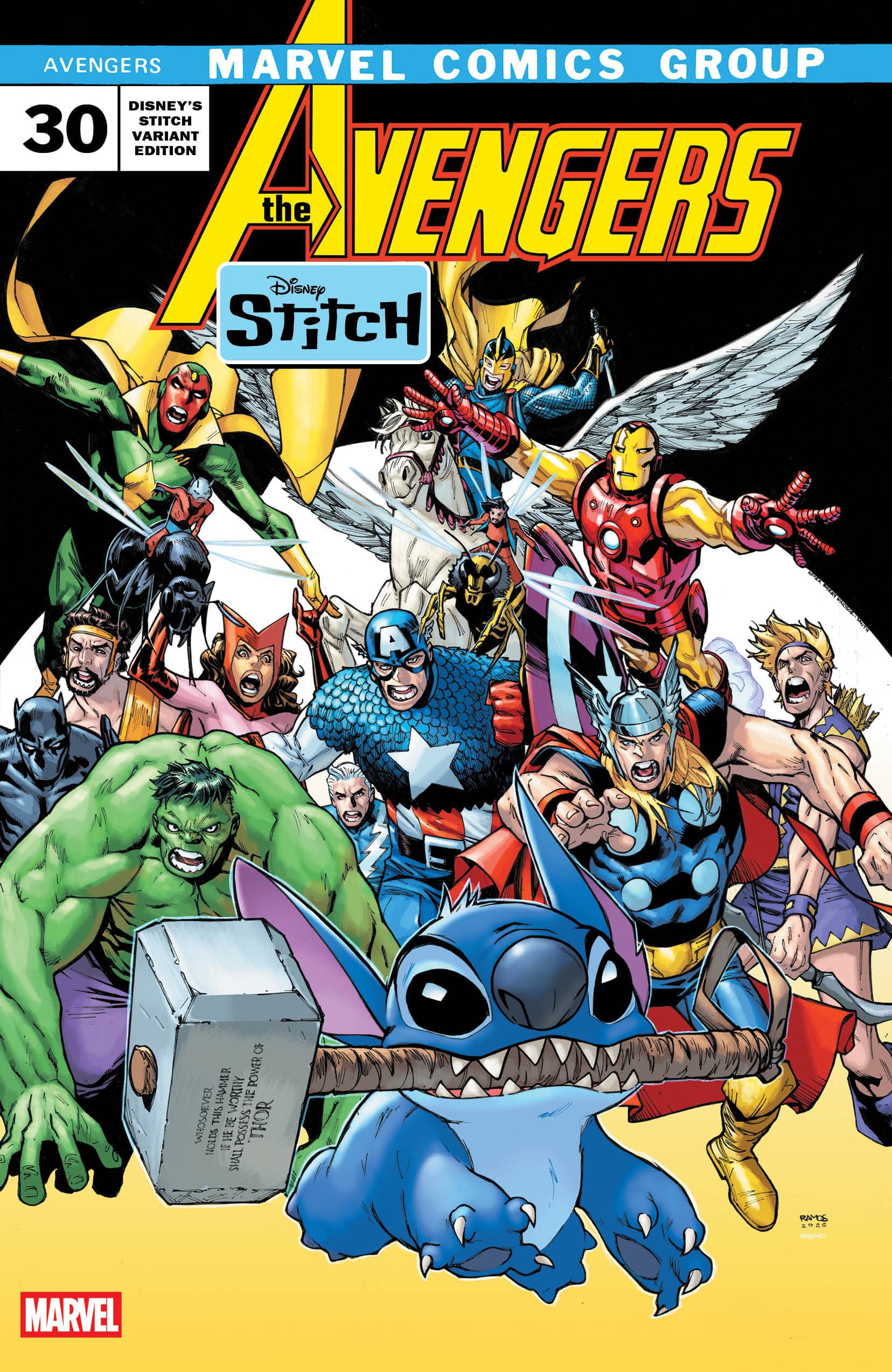 Stitch Crashes the Marvel Universe in New Comic Book Covers | Marvel
