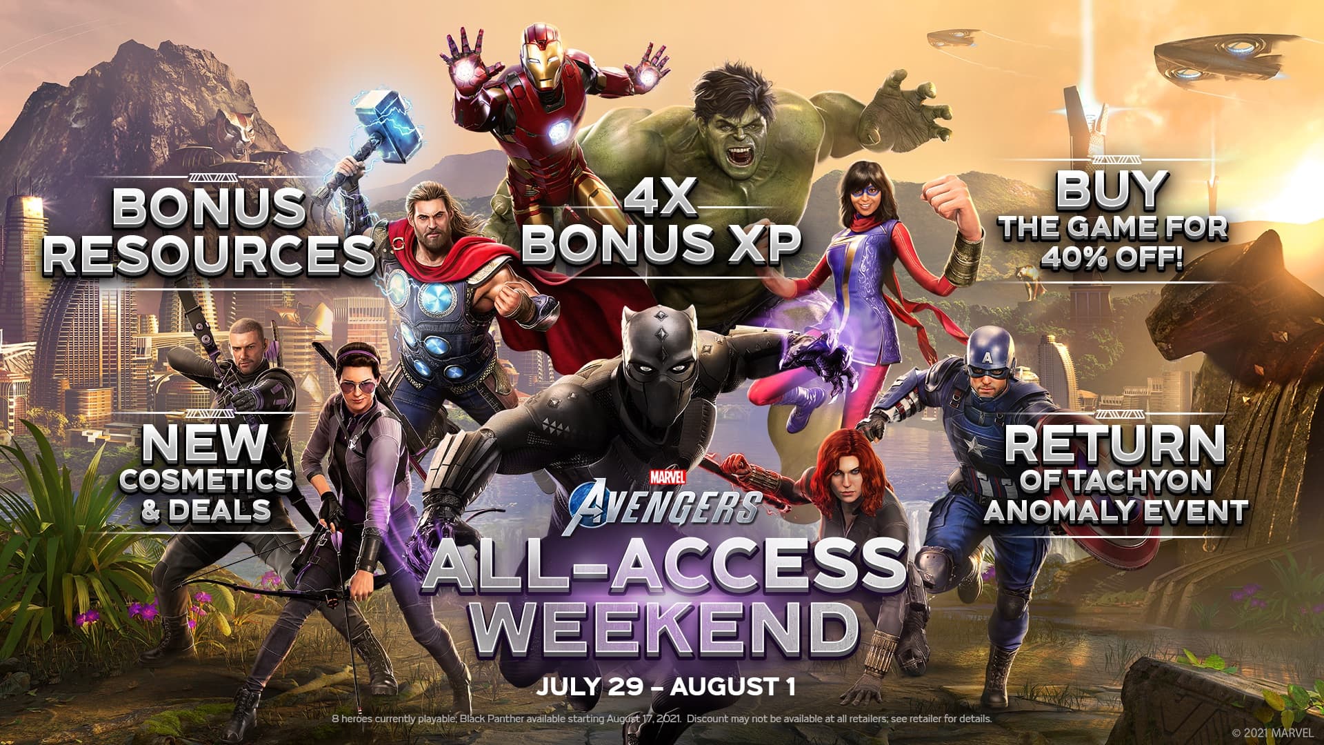 Try 'Marvel’s Avengers' at No Cost July 29 to August 1 | Marvel