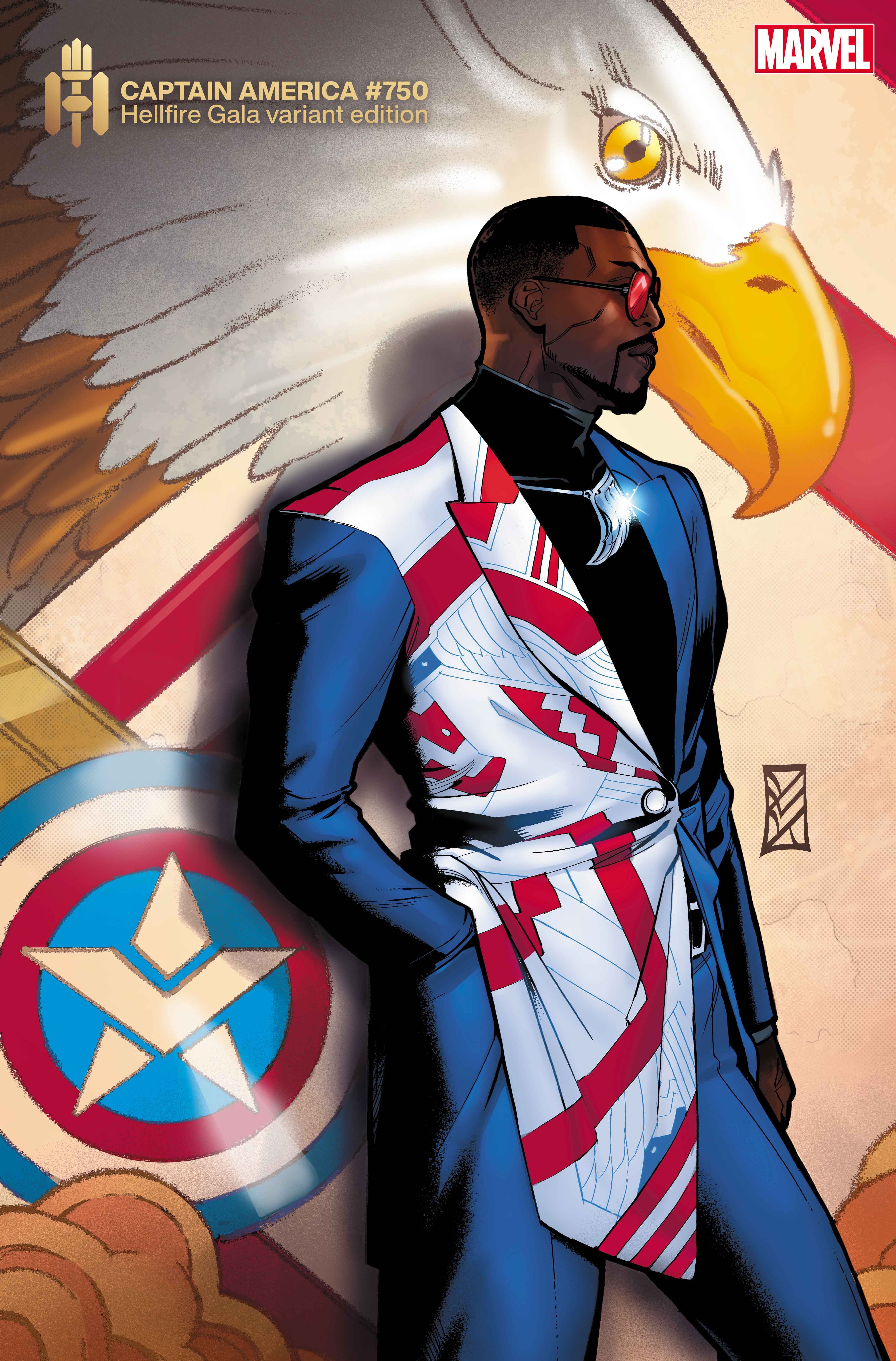 Captain America #750 Hellfire Gala Variant (Sam Wilson) : r/xmen