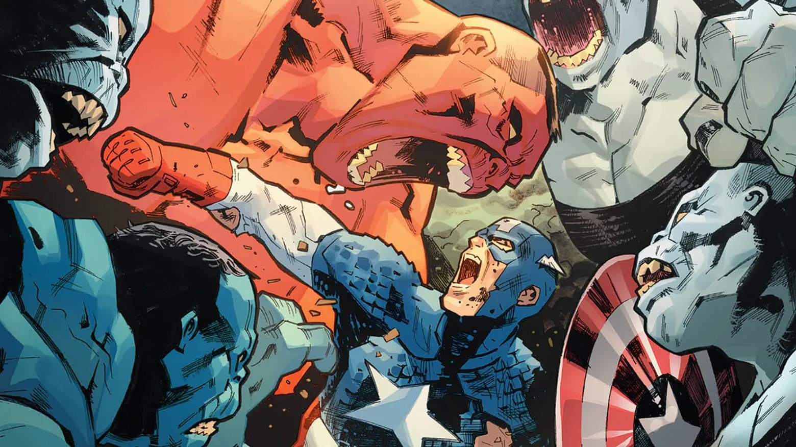 The Red Hulk's All-New, All-Hulk Strike Team Wreaks Havoc on the Road ...