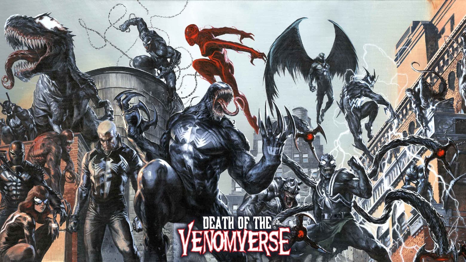 Gabriele Dell'Otto's 'Death of Venomverse' Connecting Covers Summon ...