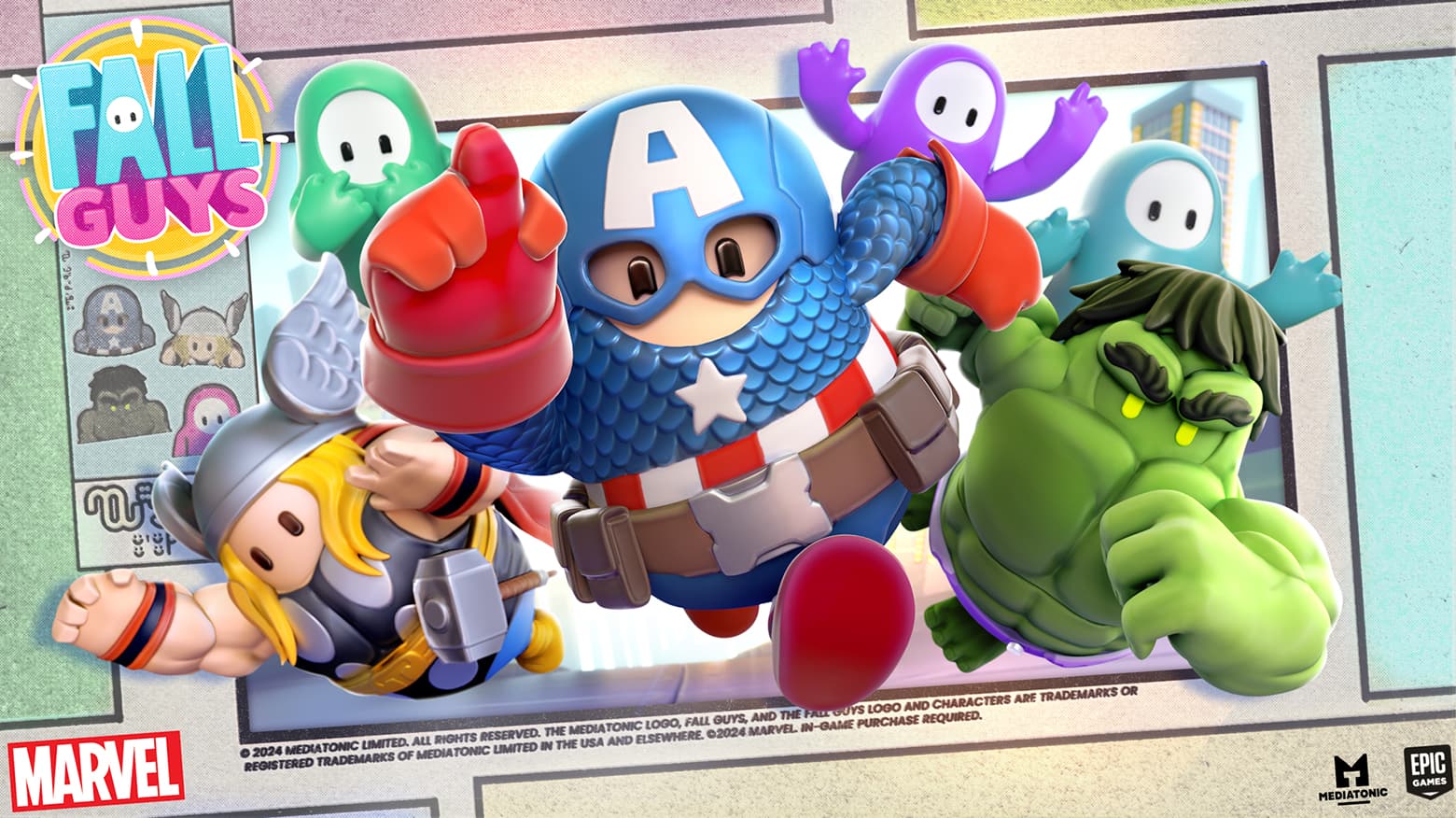 Thor, Hulk and Captain America Are Ready to Defend Fall Guys | Marvel