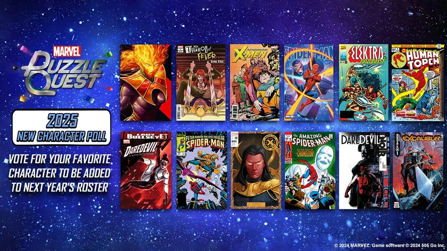 'MARVEL Puzzle Quest' Announces New Character Poll for 2025 | Marvel