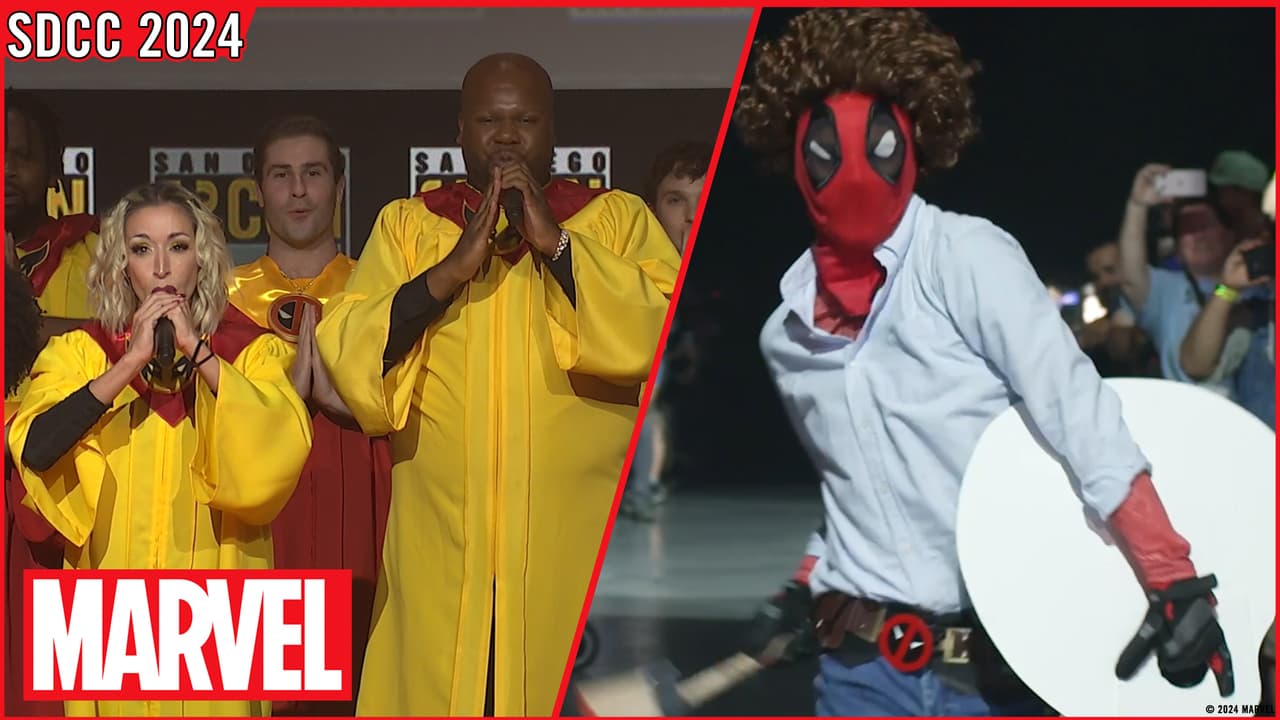 Deadpool Corps Sing Madonna's Like a Prayer | Hall H @ SDCC 2024 | Marvel