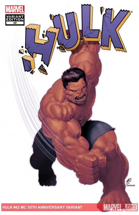 Hulk (2008) #42 (Mc 50th Anniversary Variant) | Comic Issues | Marvel