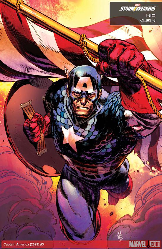 Captain America Comic Art