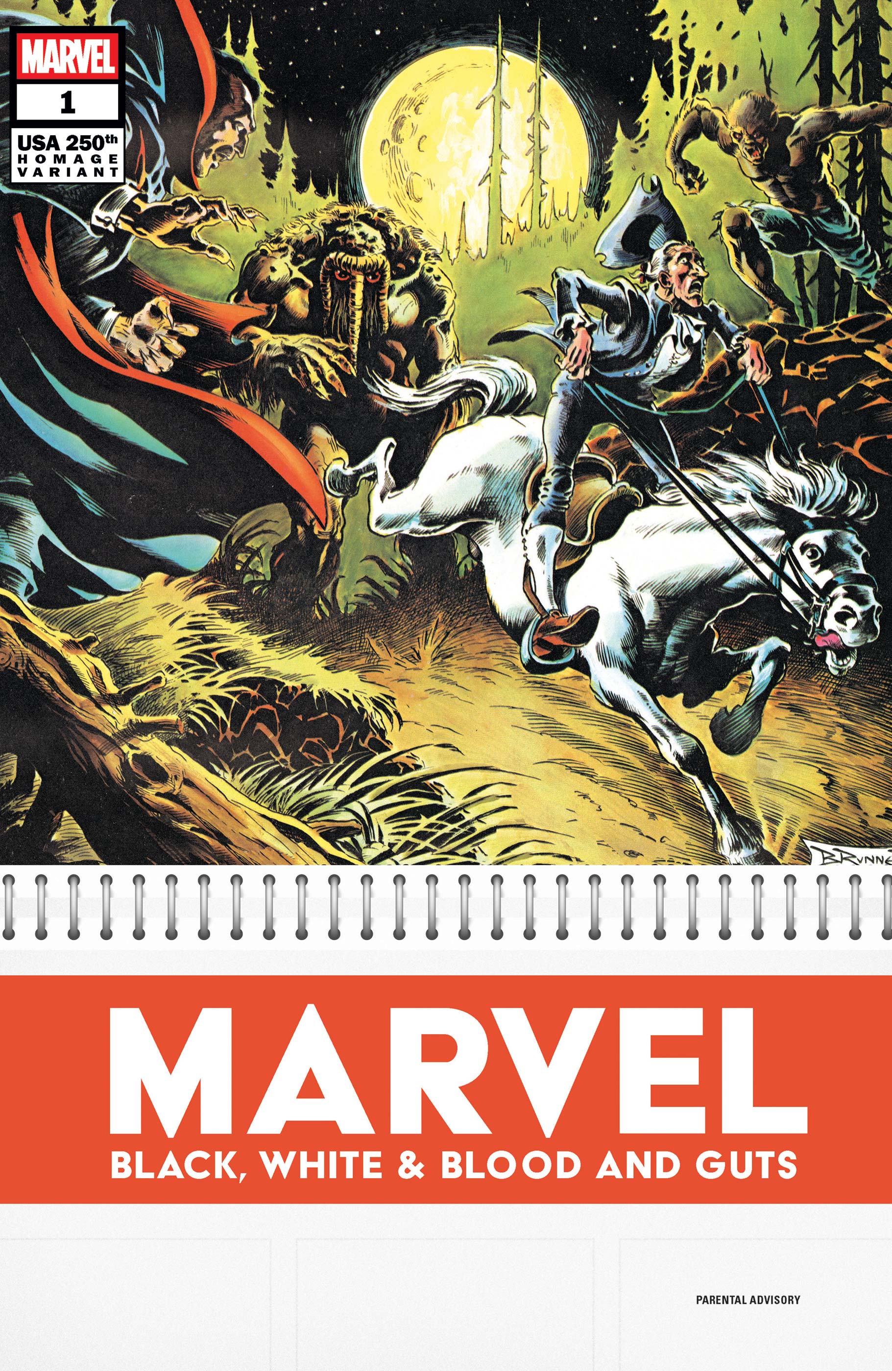 Marvel: Black, White & Blood and Guts (2025) #1 (Variant) | Comic ...