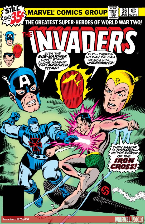 Invaders (1975) #36 | Comic Issues | Marvel