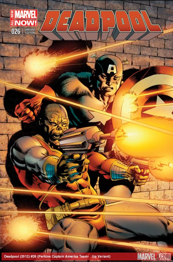 Deadpool (2012) #26 (Perkins Captain America Team- Up Variant) | Comic ...