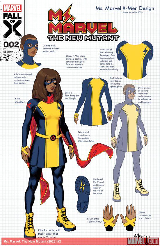 Ms. Marvel: The New Mutant (2023) #2 (Variant) | Comic Issues | Marvel