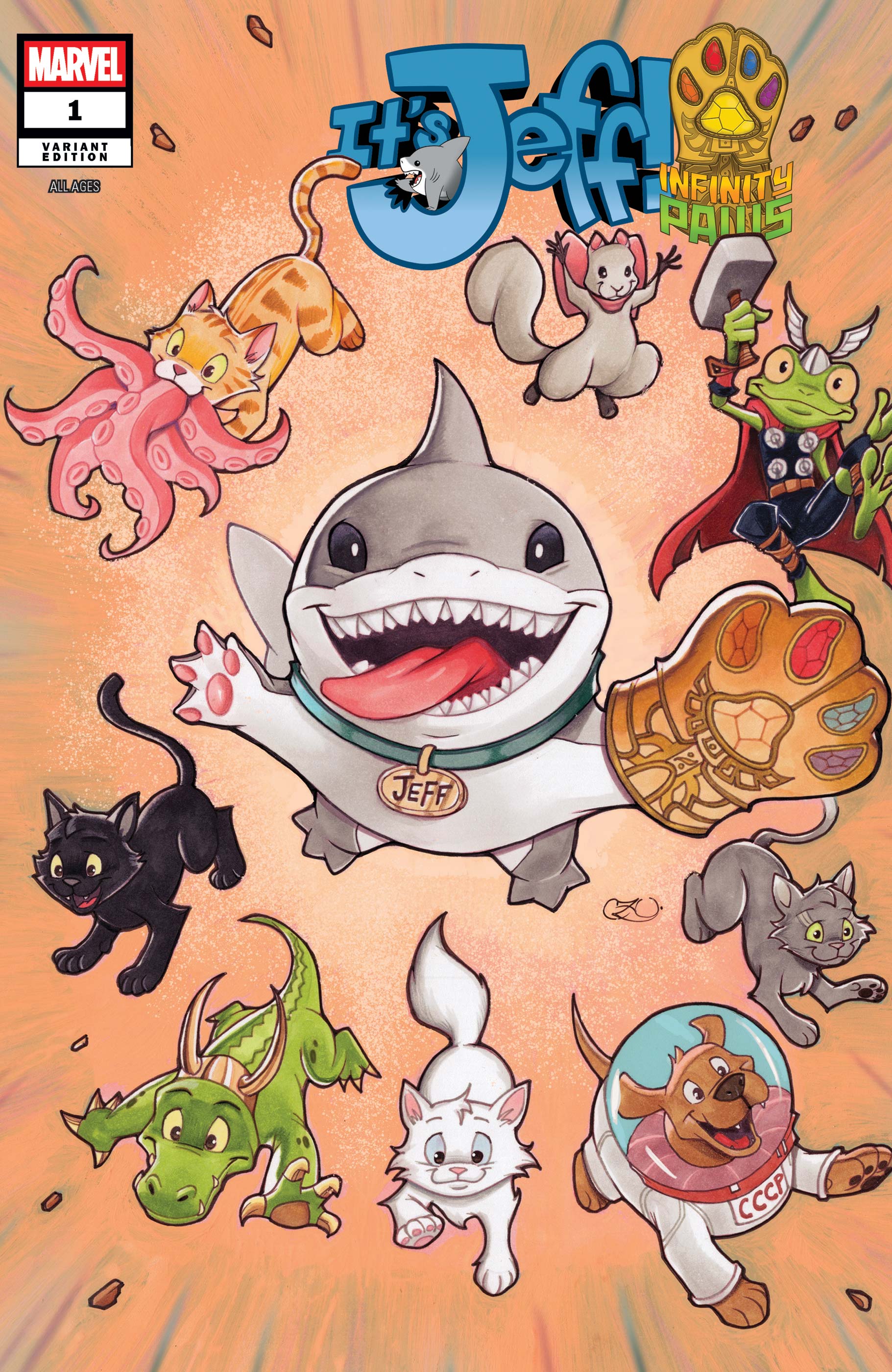 IT'S JEFF: INFINITY PAWS (2025) #1 (Variant) | Comic Issues | Marvel