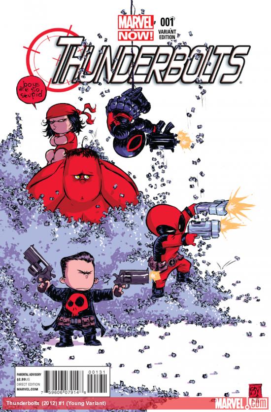 Thunderbolts (2012) #1 (Young Variant) | Comic Issues | Marvel