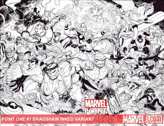 Point One (2011) #1 (Bradshaw Inked Variant) | Comic Issues | Marvel