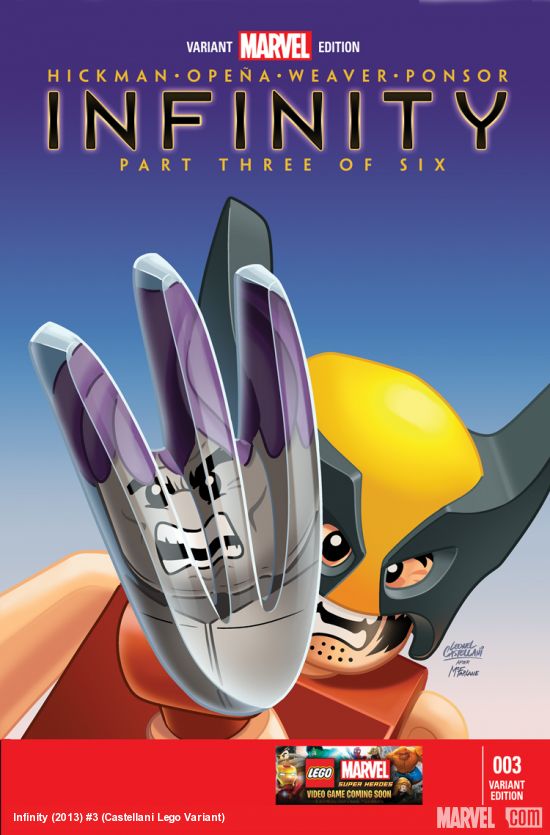 Infinity (2013) #3 (Castellani Lego Variant) | Comic Issues | Marvel