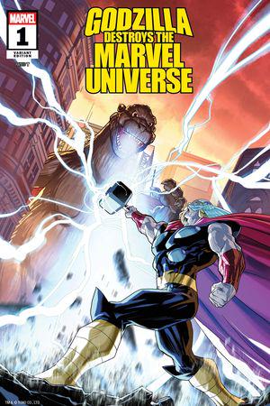 Godzilla Destroys the Marvel Universe (2025) #1 (Variant) | Comic Issues | Marvel