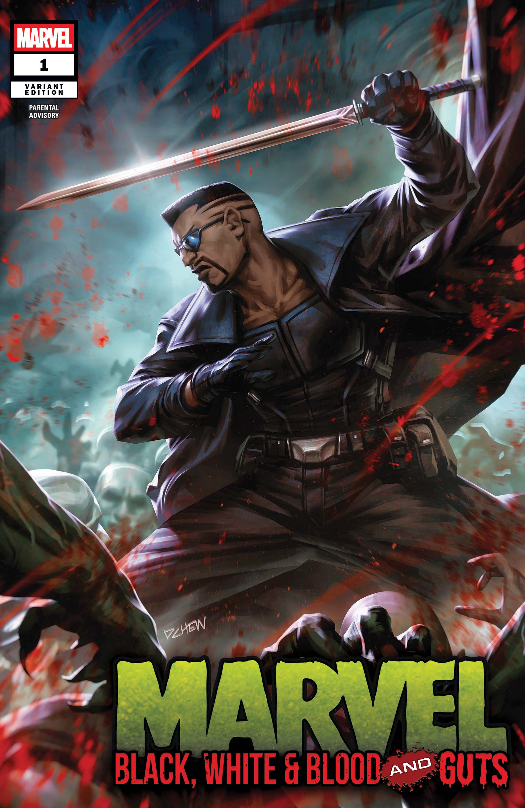 Marvel: Black, White & Blood and Guts (2025) #1 (Variant) | Comic ...